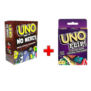 Uno Flip + Uno No Mercy Jogo de Cartas | Shopee Brasil