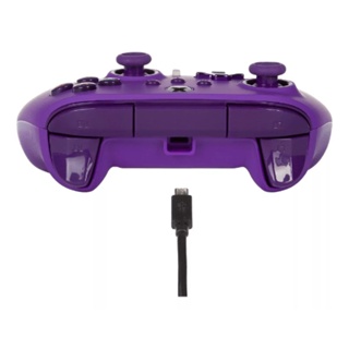 Controle joystick PowerA Enhanced Wired Controller Xbox Roxo | Shopee ...