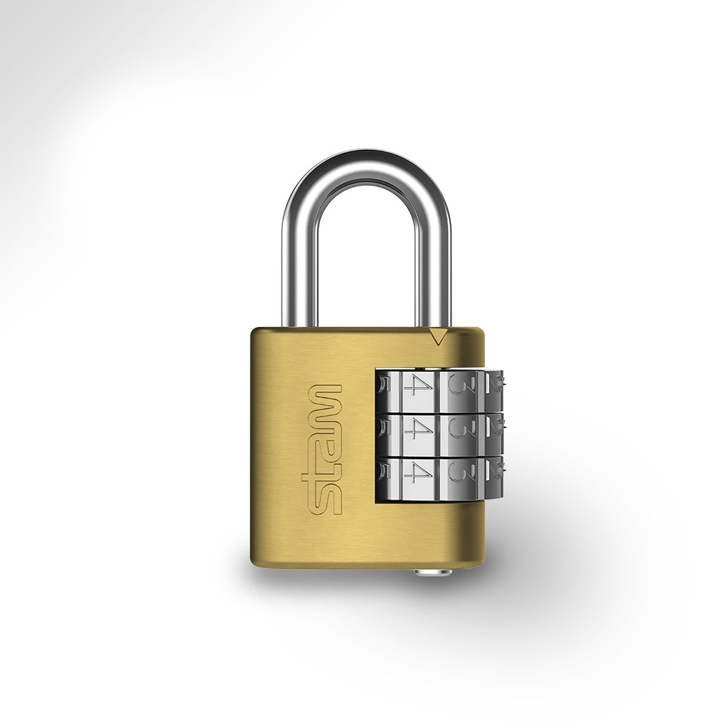 Cadeado Pequeno Latão Stam multi uso - 25mm Com Segredo | Shopee Brasil