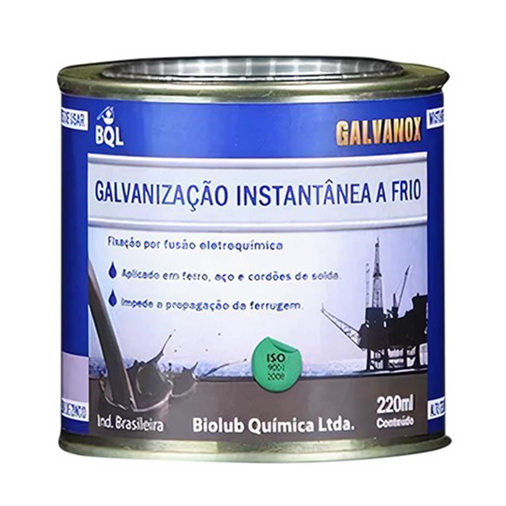 Galvanização Instantânea A Frio 220ml Galvanox Biolub | Shopee Brasil