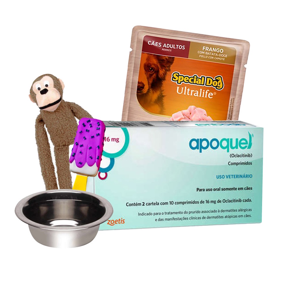 Apoquel 16mg Cães - Zoetis + item | Shopee Brasil