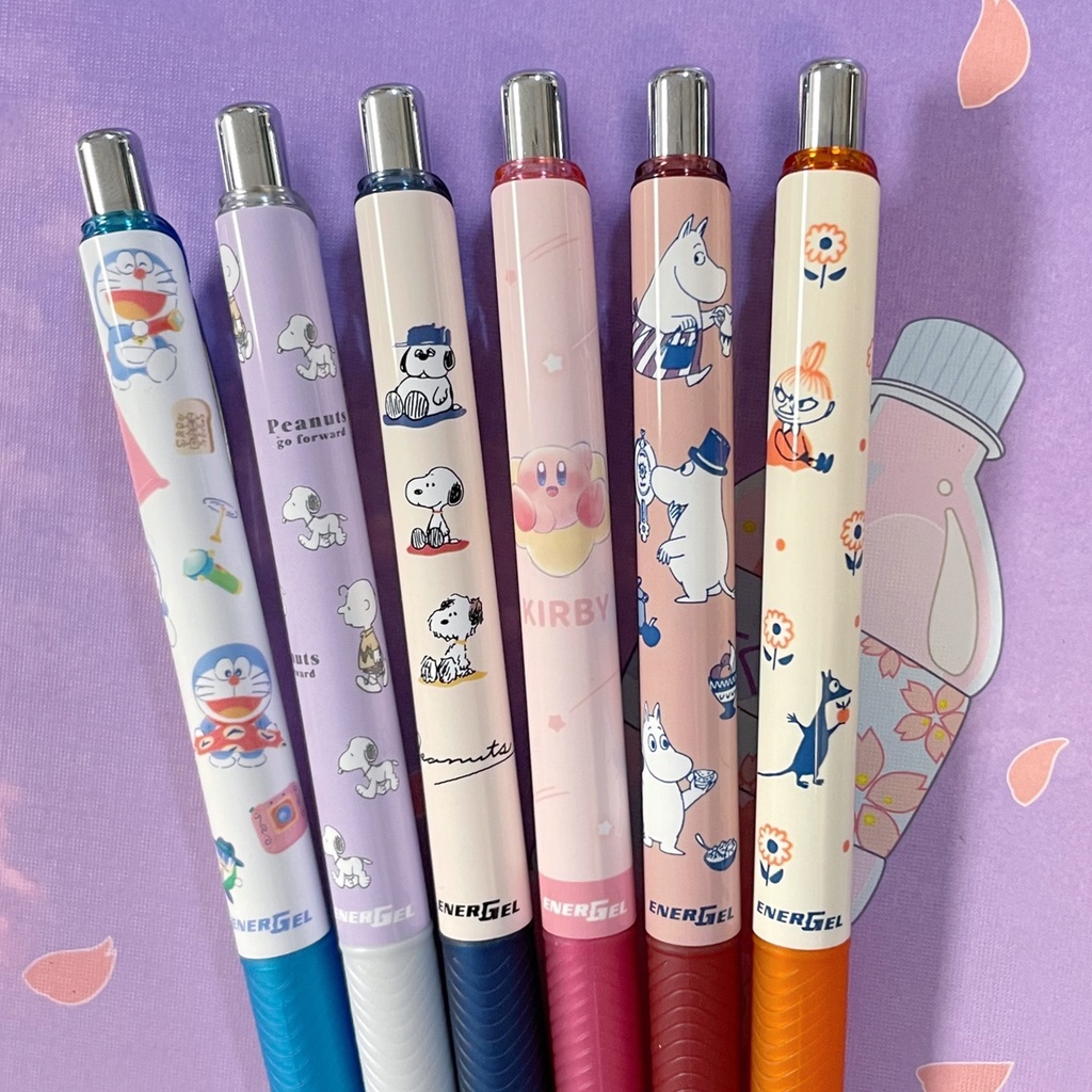 Estoque Pronto pentel Japão pentel Nova Snoopy Star Kirby Doraemon ...