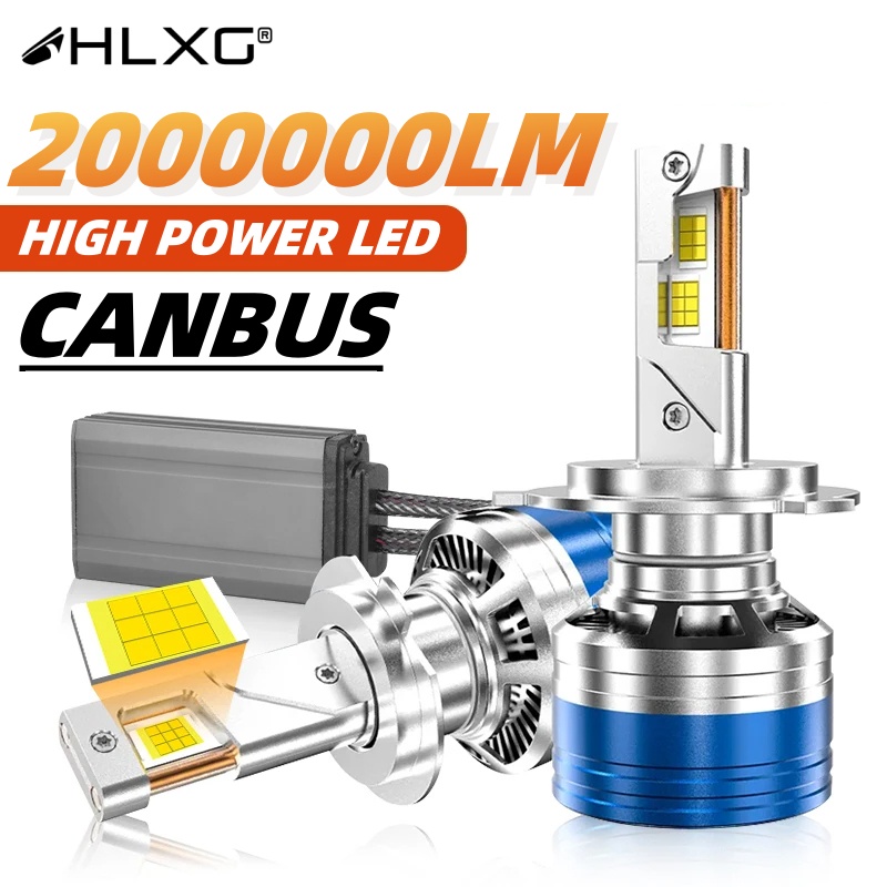 2000000LM H7 H4 H11 Farol LED Canbus Alta Potência 8580 CSP H1 H8 9005 HB3 9006 HB4 9012 HIR2 ...
