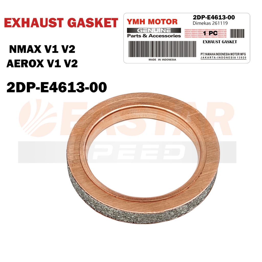 Peças Genuínas EXHAUST GASKET Para NMAX/AEROX 2DP-E4613-00 | Shopee Brasil