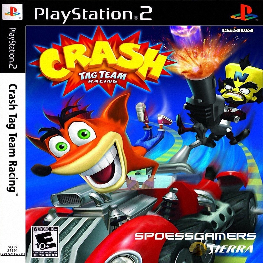 Jogo Ps 2 Crash Tag Team Racing Desbloqueado | Shopee Brasil