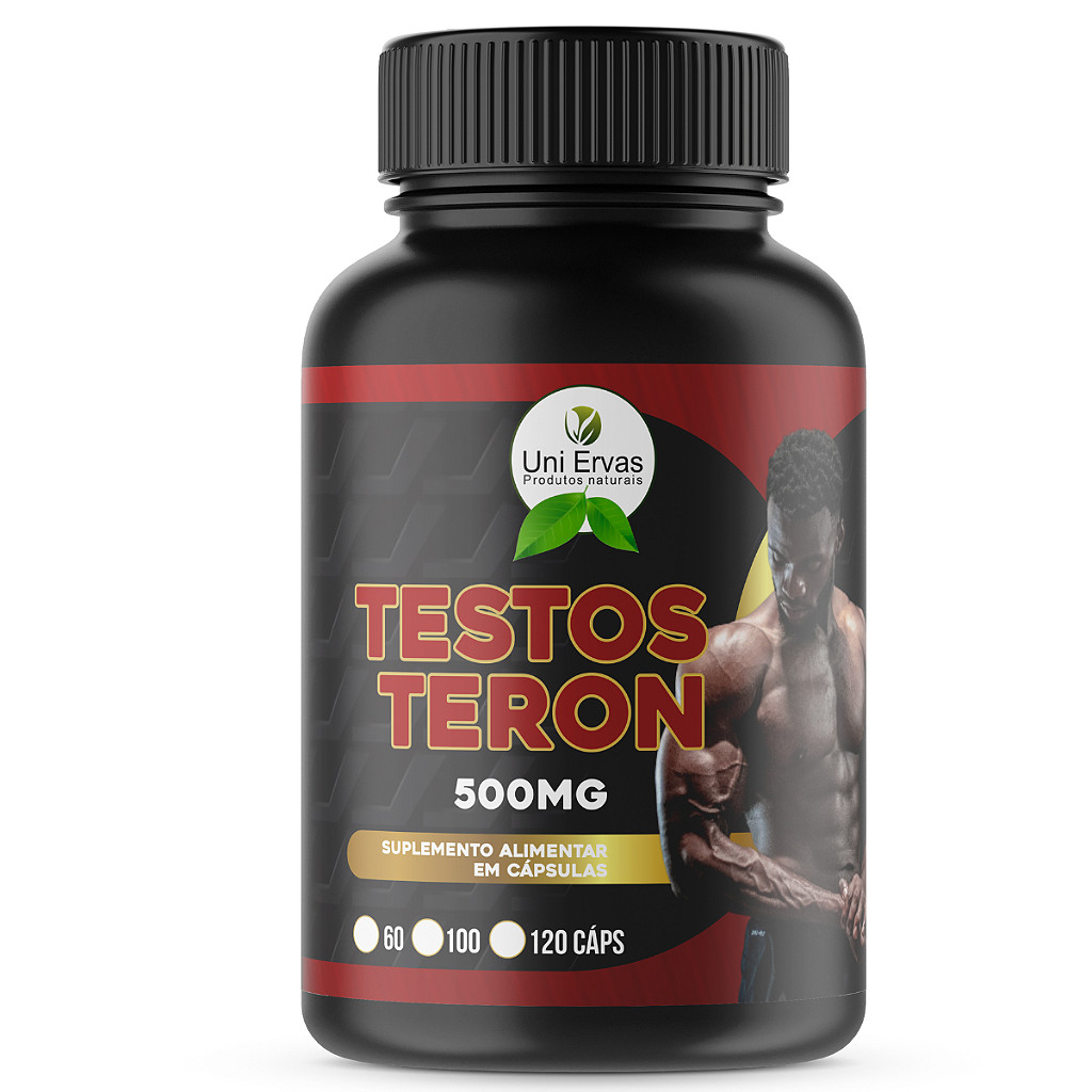 TESTOSTERON 500mg 120 CÁPSULAS | Shopee Brasil