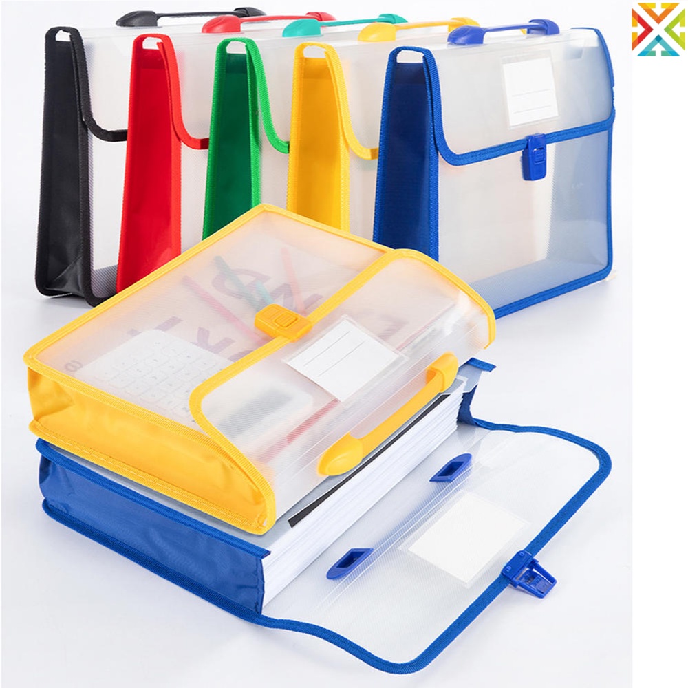 Pasta De Arquivo Portátil A4 De Grande Capacidade Para Documentos De ...