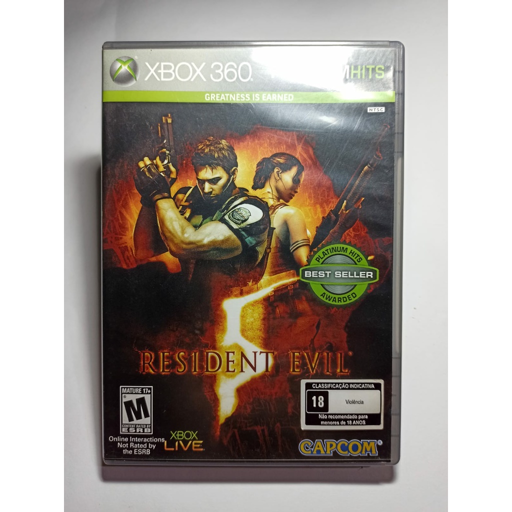 Resident Evil 5 Xbox 360 Original | Shopee Brasil