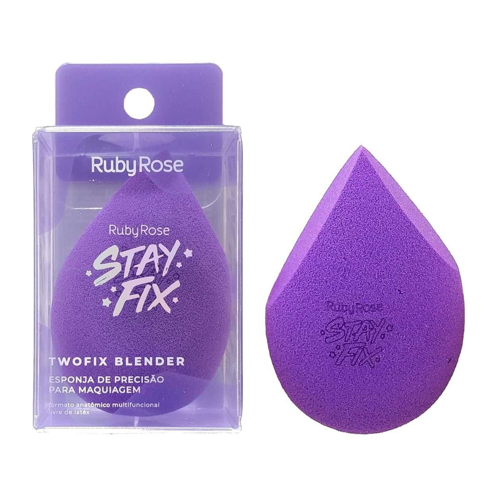 Esponja Twofix Blender Stay Fix Ruby Rose | Shopee Brasil