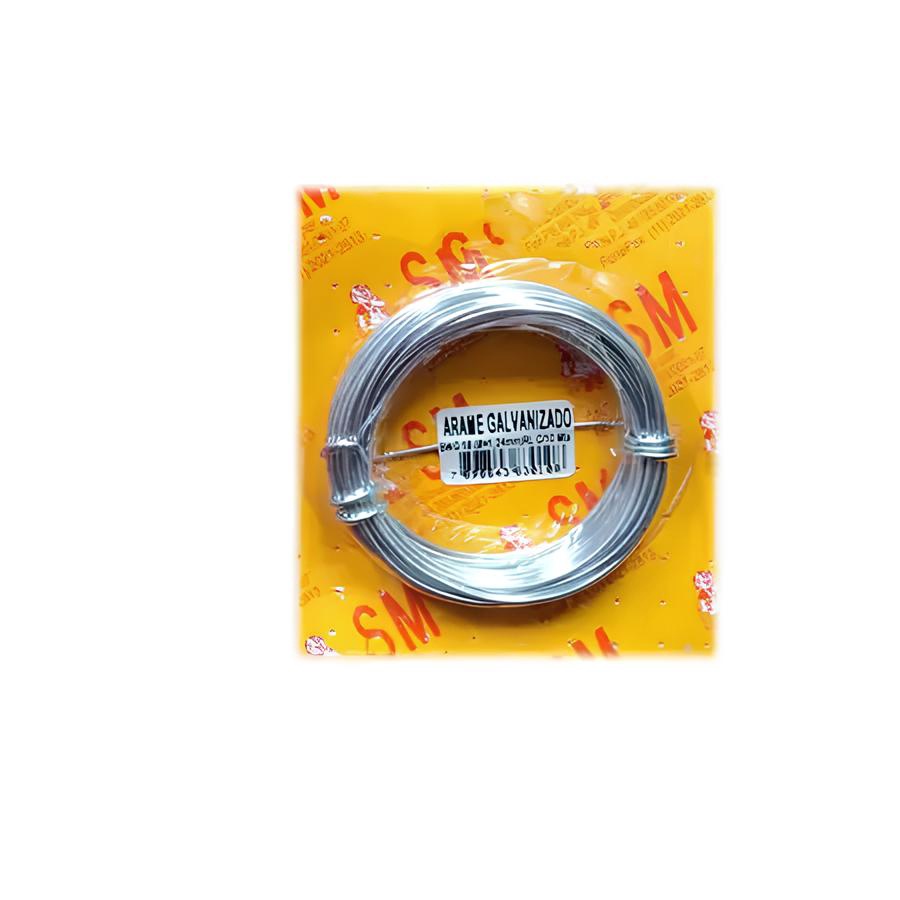 Arame Galvanizado Saquinho BWG 28 - 10 Metros | Shopee Brasil