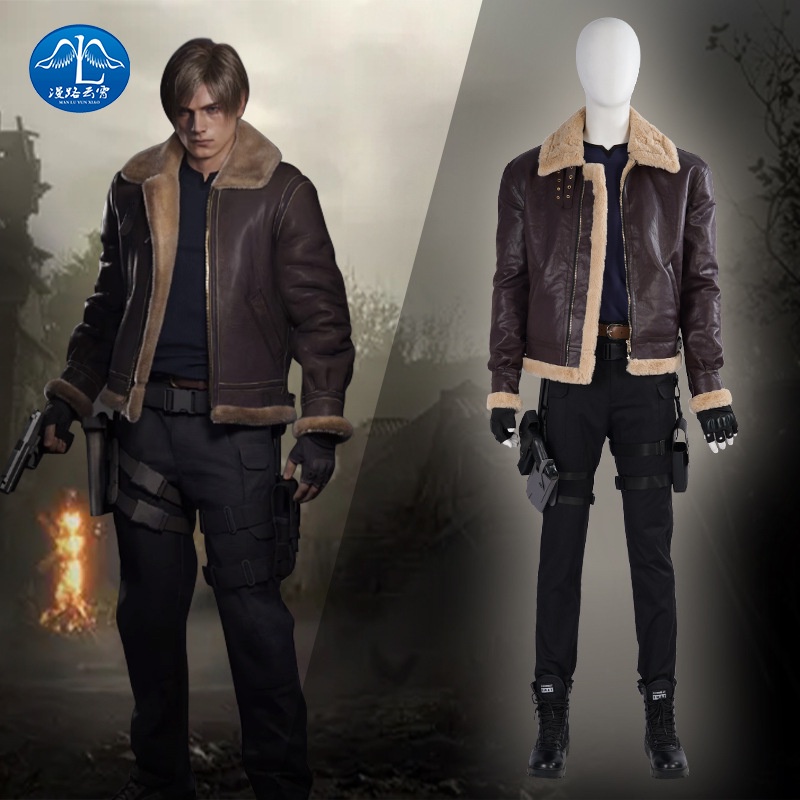 Resident Evil 4: Reset Version-Leon cos Suit Jogo do mesmo estilo ...