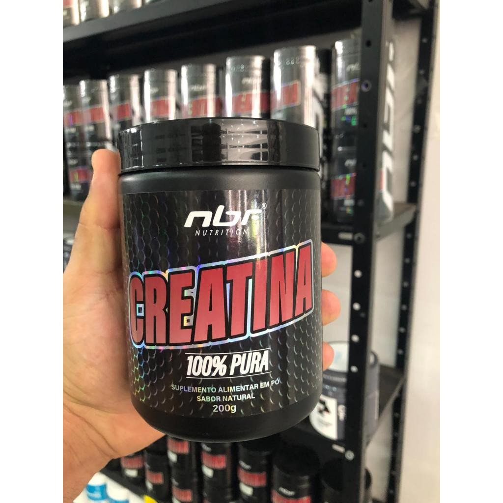 Creatina Monohidratada pura 200 g importada NBF | Shopee Brasil