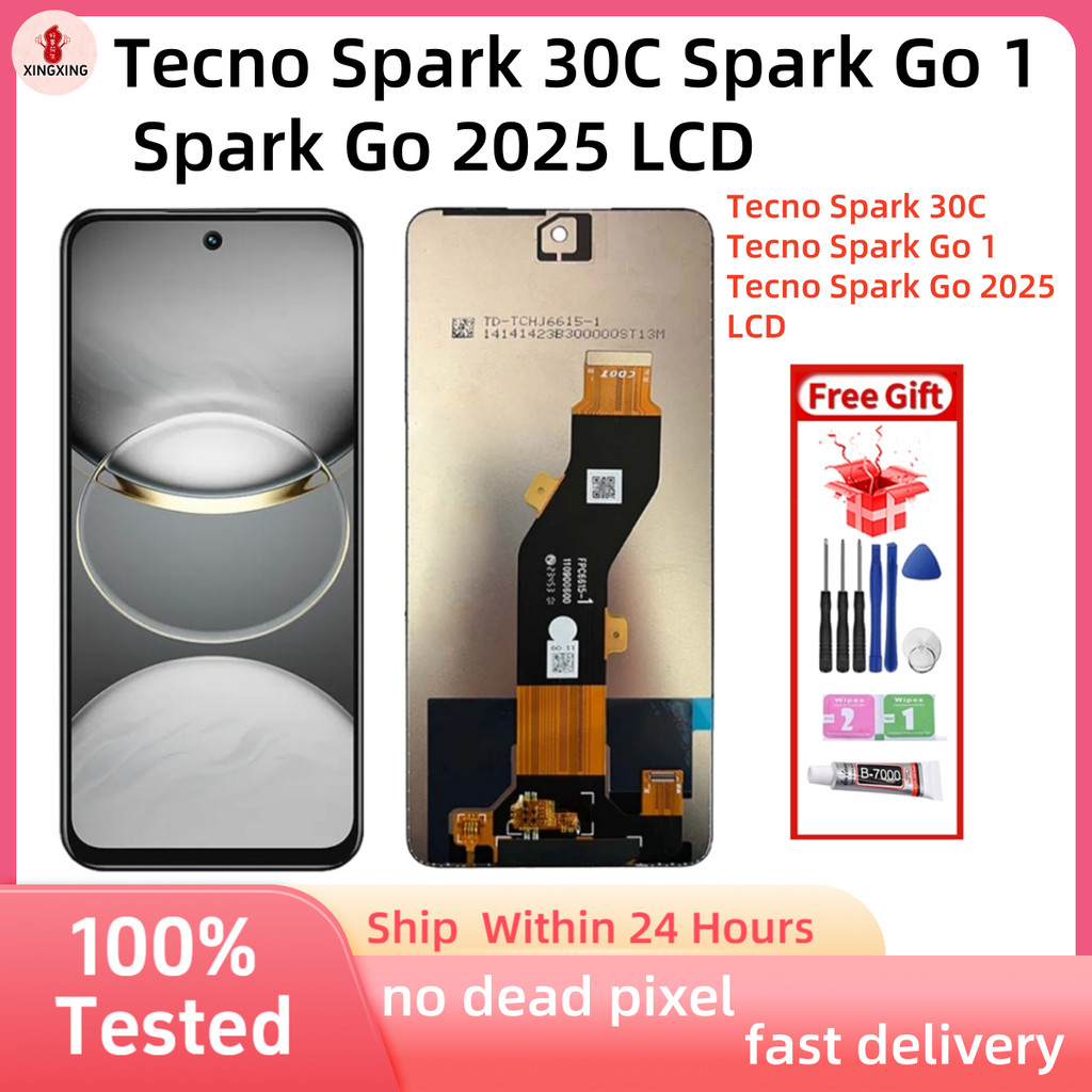 Para Original Tecno Spark 30C Go 1 2025 Display LCD Substituição Da ...