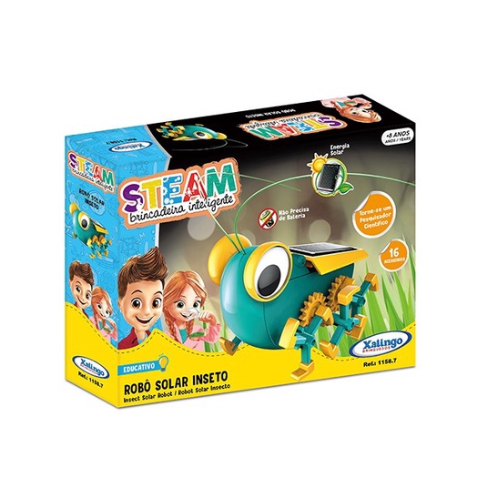 Steam Robô Solar Inseto Brinquedo Inteligente Educativo | Shopee Brasil
