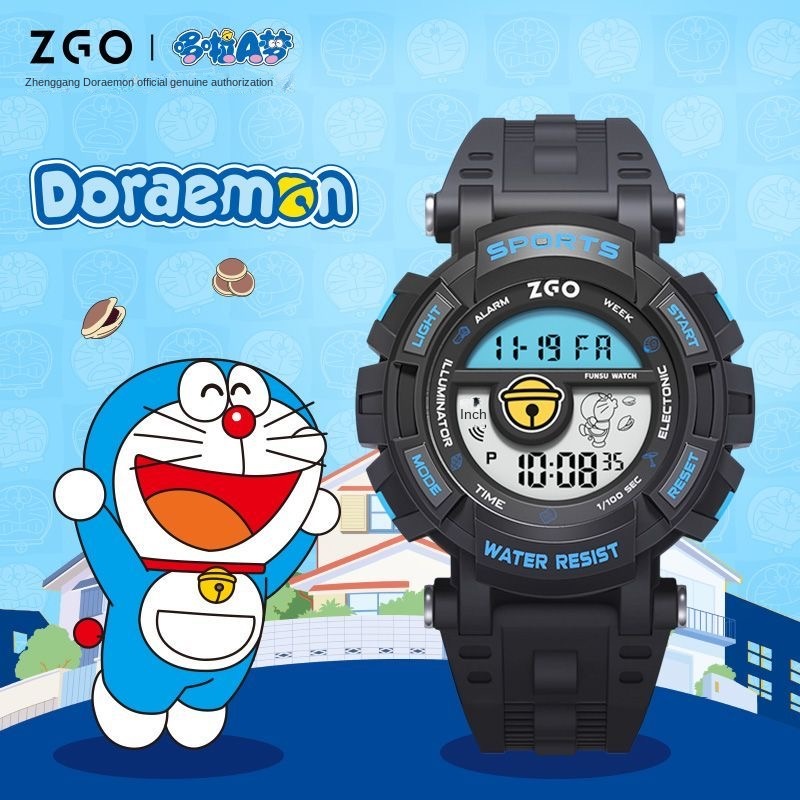 Novo Relógio Eletrônico Doraemon Co-Branded Relógio Eletrônico Anti ...