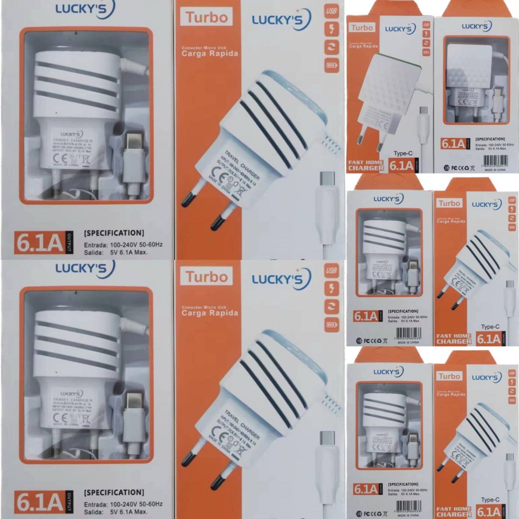 KIT 10 Carregador Celular V8 Ou Tipe C Android Inteligent 4.1a Micro 1. ...