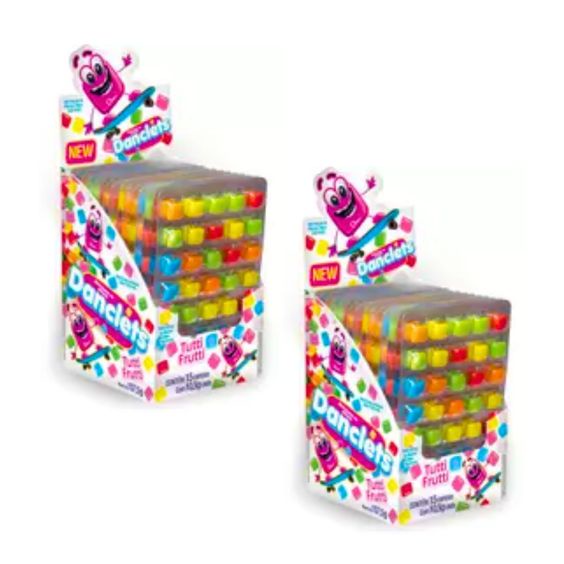 Mini Chiclete Danclets Sabor Tutti Frutti 30 Cartelinhas ! | Shopee Brasil