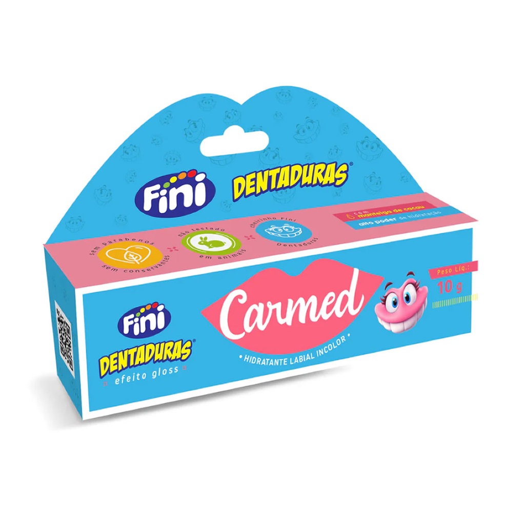 Carmed Labial Fini 10 G - Cimed (fini Dentaduras) | Shopee Brasil