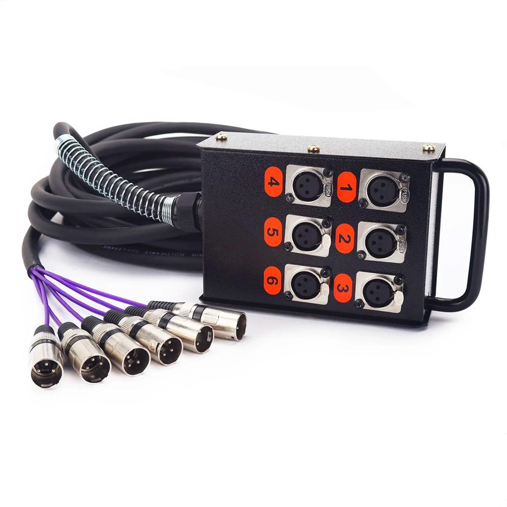 Medusa Som 6 Vias Montada Com Plugs Cirilo Cabos 10m | Shopee Brasil
