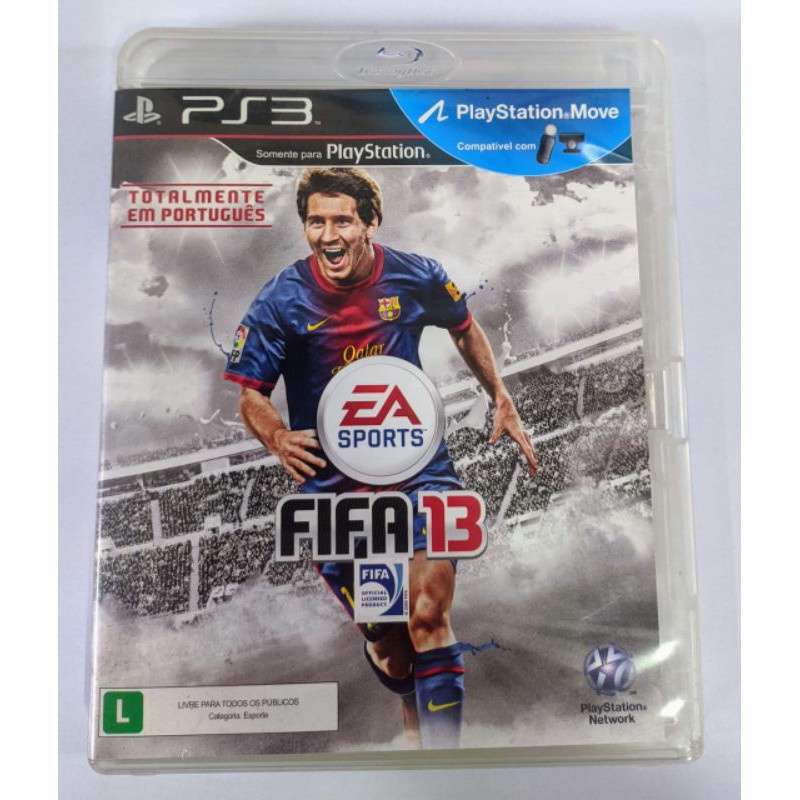 FIFA 13 PS3 mídia física , a pronta entrega | Shopee Brasil