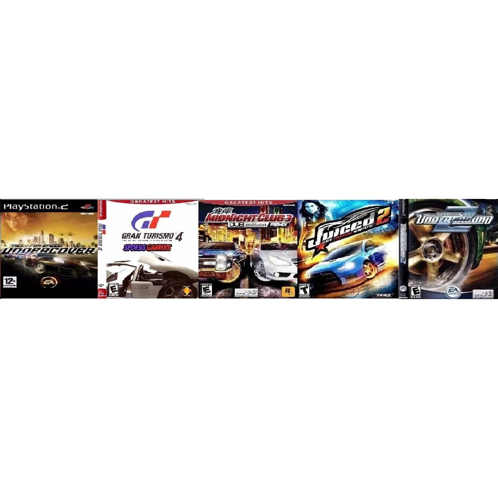 5 Jogos Ps2 Gran Turismo Need For Speed Midnight | Shopee Brasil