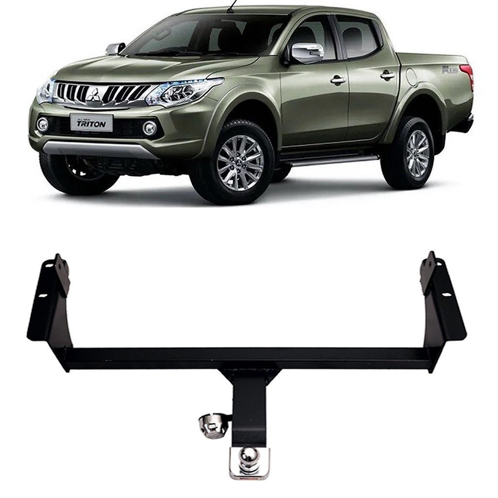 Engate Reboque Fixo L200 Triton 2017 A 2022 Aco Resistente Capacida ...