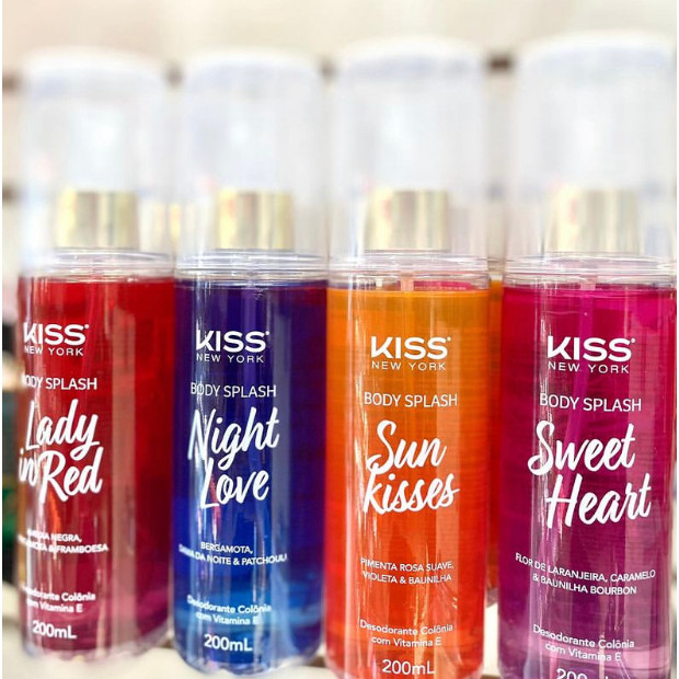 Body Splash Kiss New York 200ml | Shopee Brasil