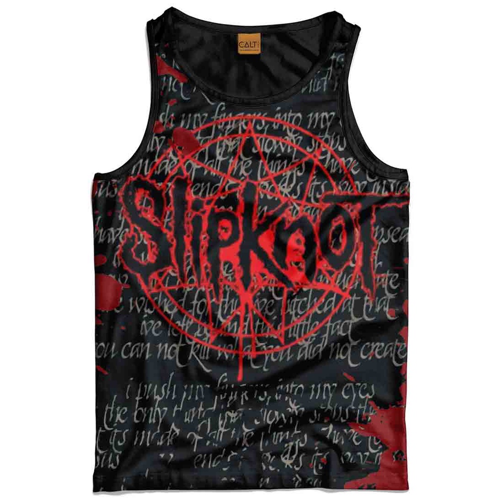 Regata Slipknot banda rock heavy metal pentagrama estampada | Shopee Brasil