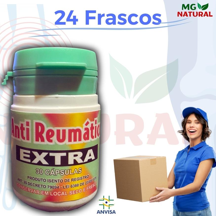 Kit 24 Anti Reumático Composto Extra Original Suplemento Natural Dores ...