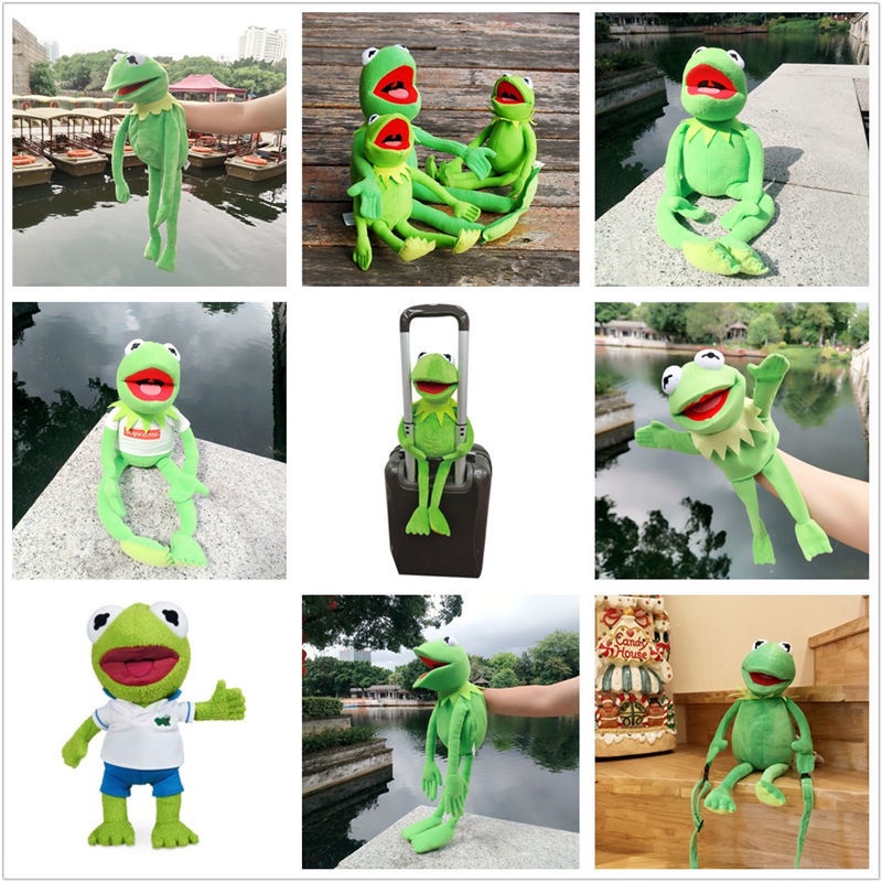 Influenciador Quack Little Frog Frog Kumite Doll Doll Doll Puppet Toy ...