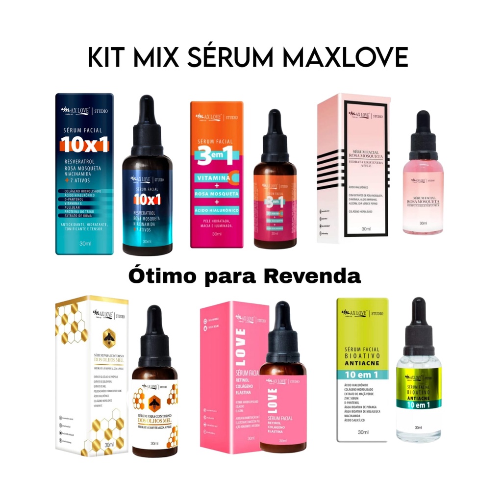 Kit Mix Serum Max Love | Shopee Brasil