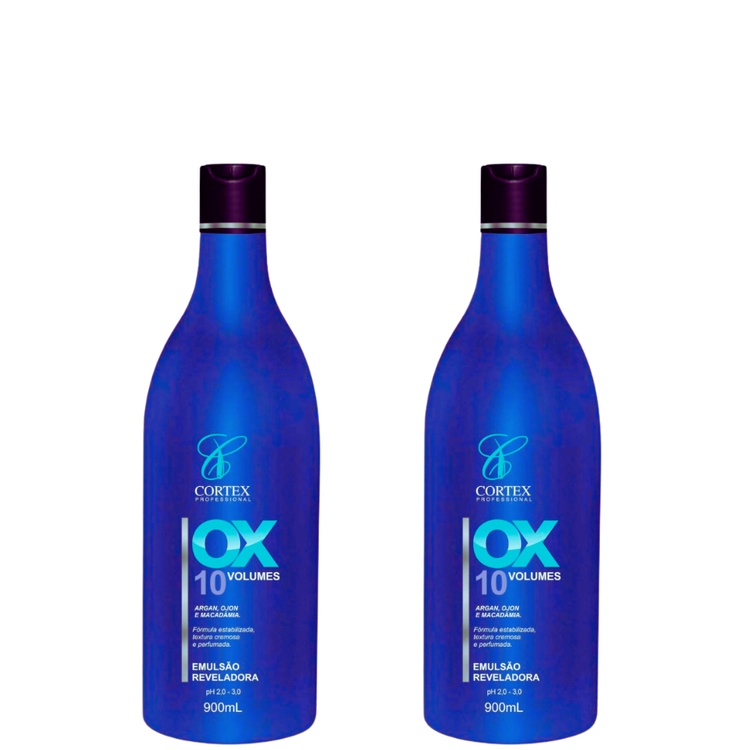 Kit 02 OX 10 Volumes 900ml Cortex Professional | Shopee Brasil
