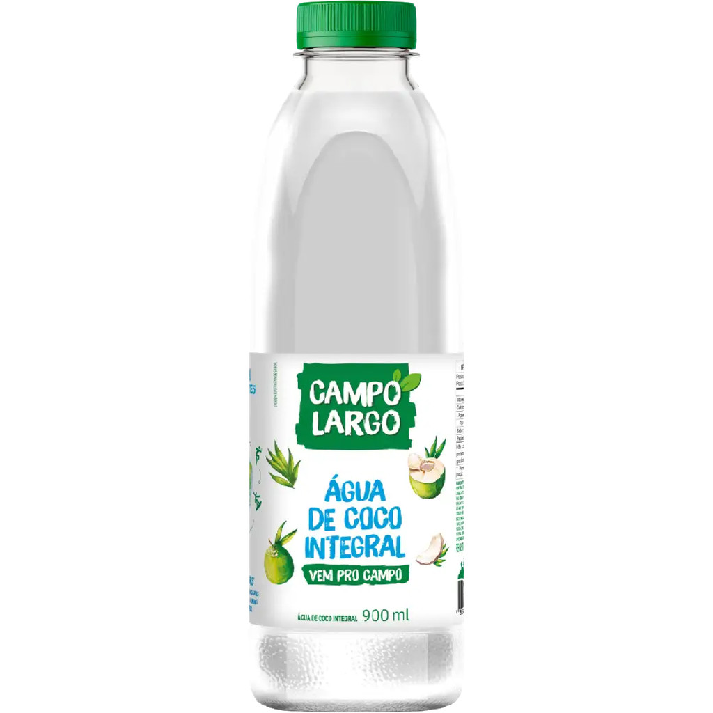 Água de Coco Integral - Garrafa Plástica - 900ml - Campo Largo | Shopee Brasil