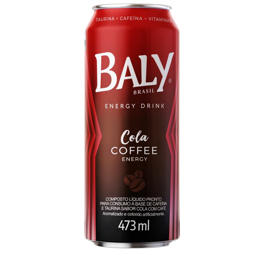Energético Baly Cola Café Energy Drink 473ml Lata Coca Cola | Shopee Brasil