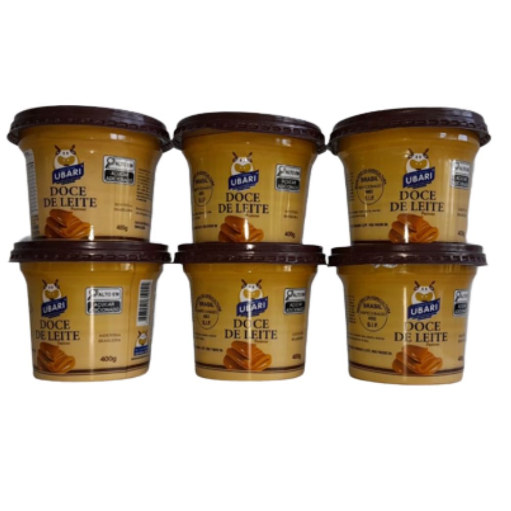 Doce de Leite Pastoso Ubari de Minas Tradicional Kit 6 Unidades 400gr ...