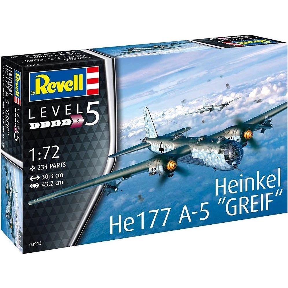 Avião Heinkel He-177 A-5 kit Revell 1/72 03842 plastimodelismo | Shopee ...