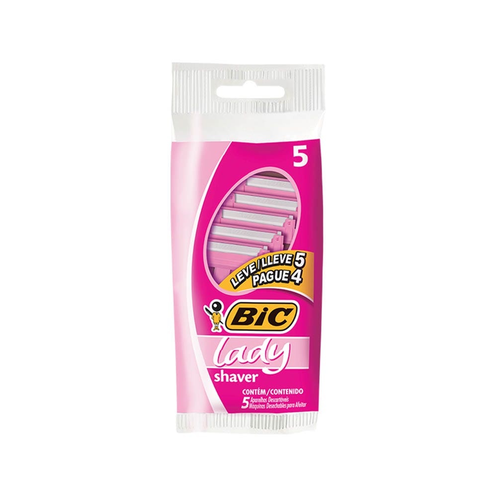 Aparelho De Depilar Bic Lady Shaver Lv5Pg4 | Shopee Brasil