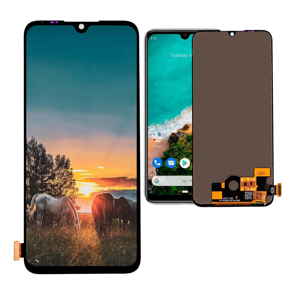 Tela Display Para Xiaomi MI A3 Compatível M1906F9SH Frontal Tela Touch Incell Lcd Com Aro ...