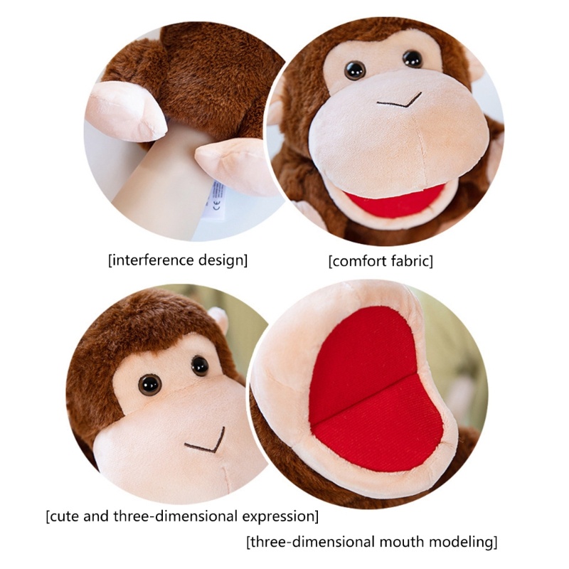 youn Jungle Animal Hand Puppet Story Telling Educational Puppets for ...