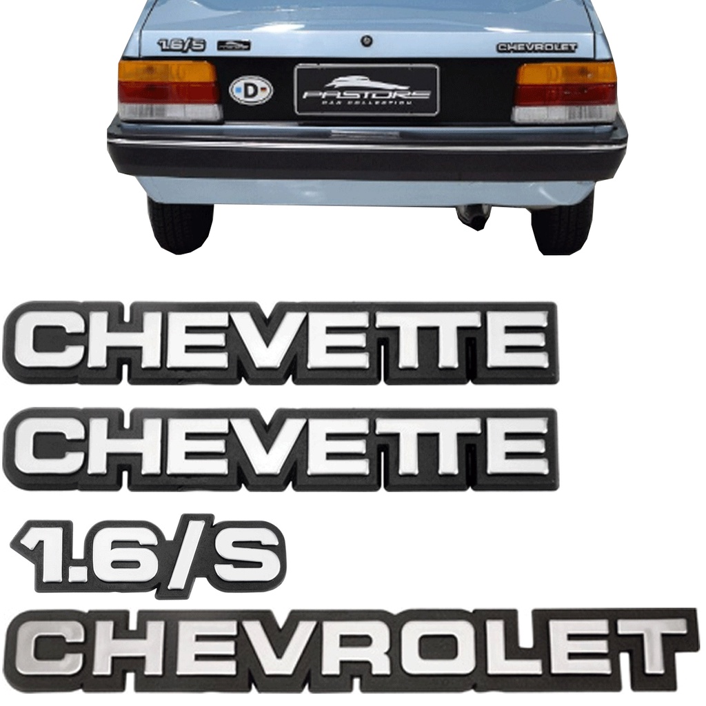 Kit Emblema Chevette 1987 1988 1989 1990 1991 1992 1993 (Chevrolet ...