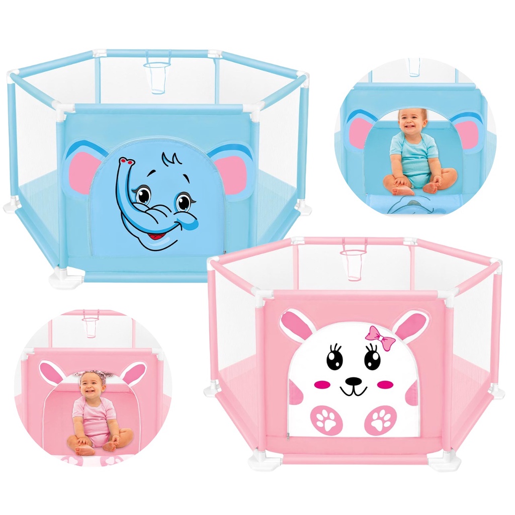Cercadinho Bebê Cercado Infantil Chiqueirinho Menino Menina | Shopee Brasil