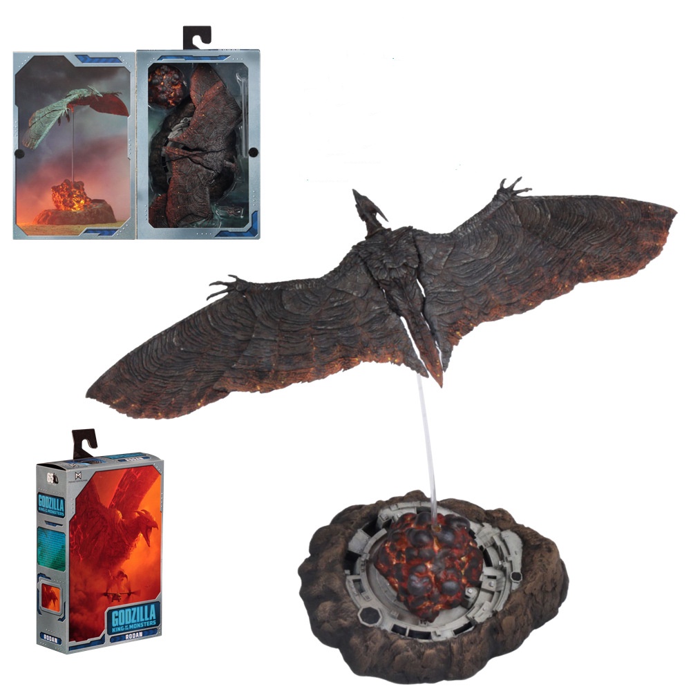 Neca Godzilla Rei dos Monstros Mothra Mothra Rodan Rodan Figura Modelo ...