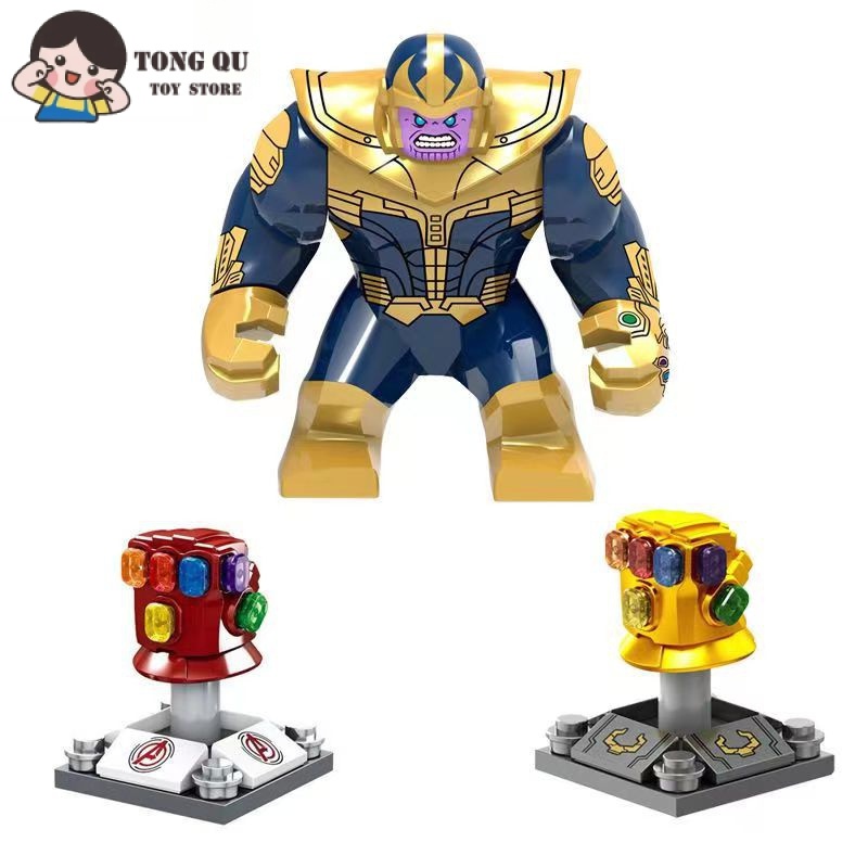 Superhero Minifigures Thanos Infinity Gauntlet Bloco de construção ...