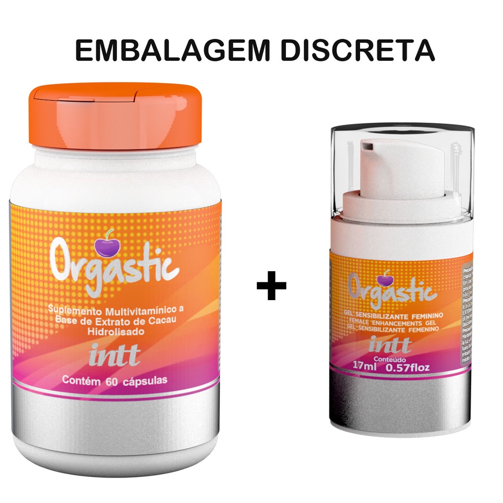 KIT ORGASTIC Gel Orgastic Estimulante + Orgastic Cápsulas Suplemento ...