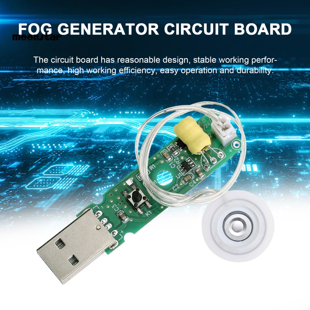 Fog Generator Circuit Board Humidifier Module Usb Moisturizing Mist ...