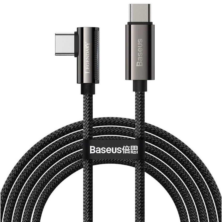 Cabo Baseus Usb C Para C Legend 90º Serie Pd 100w 5a 2m | Shopee Brasil