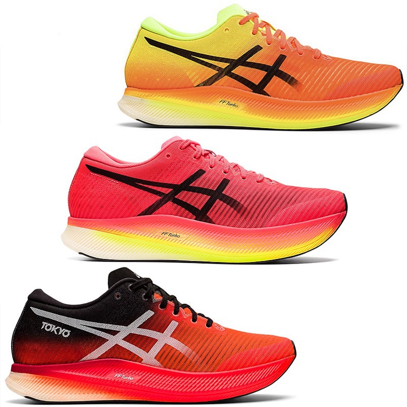 3 Cores ASIC S Carbono Placa Running Shoes METASPEED Mulheres e Homens ...