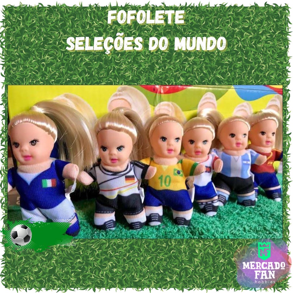 Boneca Fofolete Estrela Seleção | Shopee Brasil