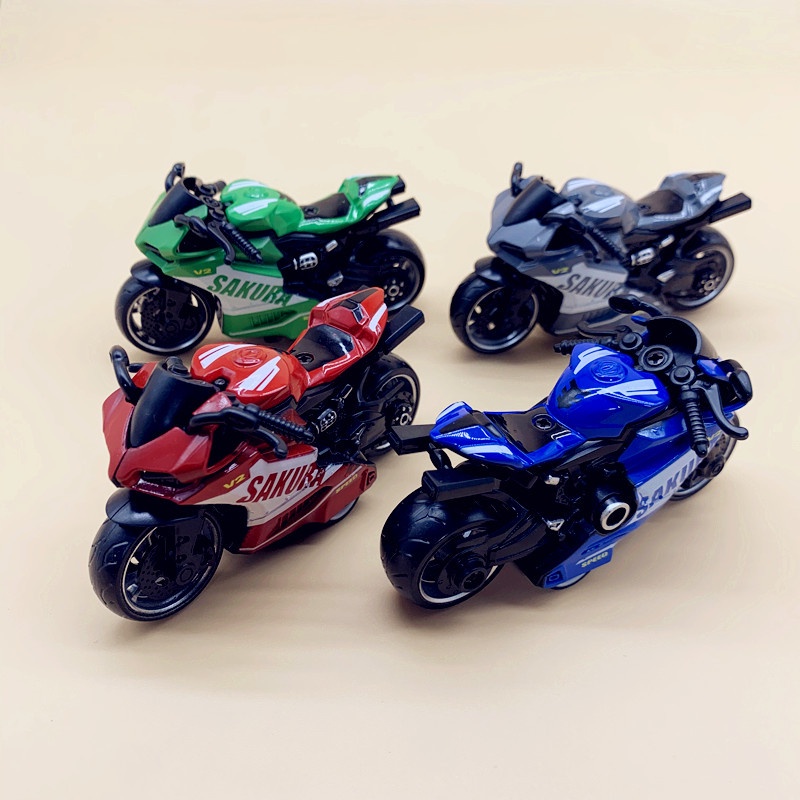 Mini Liga De Motocicleta Pull Back Motorcycle Simulation Modelo De ...