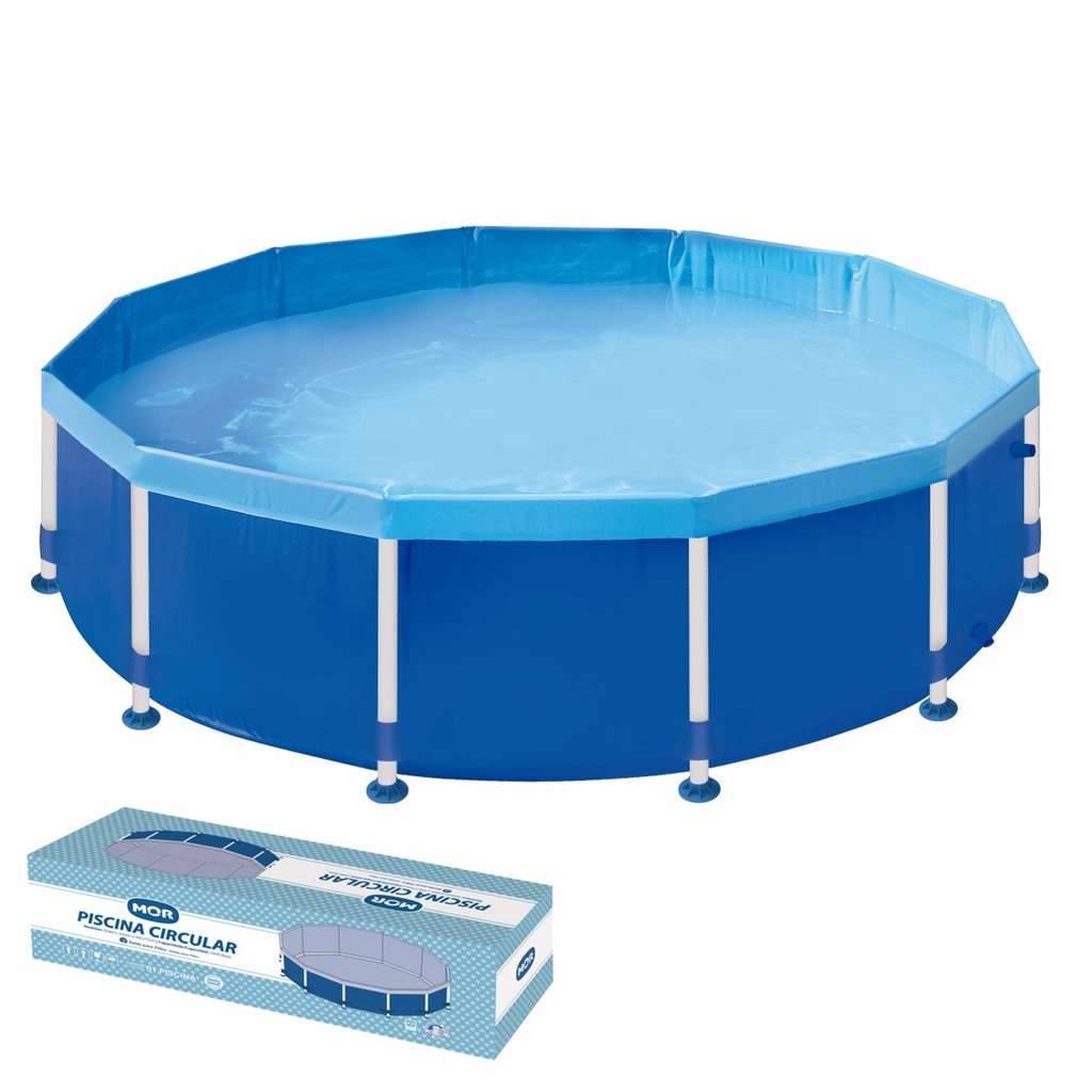 Piscina Redonda Estruturada 5500 Litros - Mor | Shopee Brasil